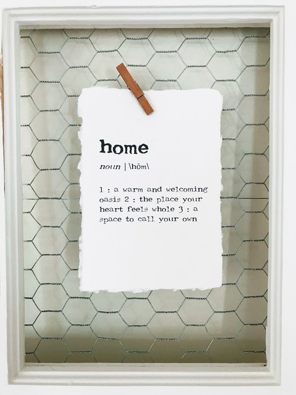 Home Definition Print in Typewriter Font on 5x7 8x10 11x14 - Etsy