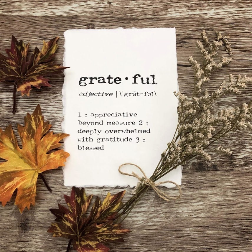 Grateful Meaning