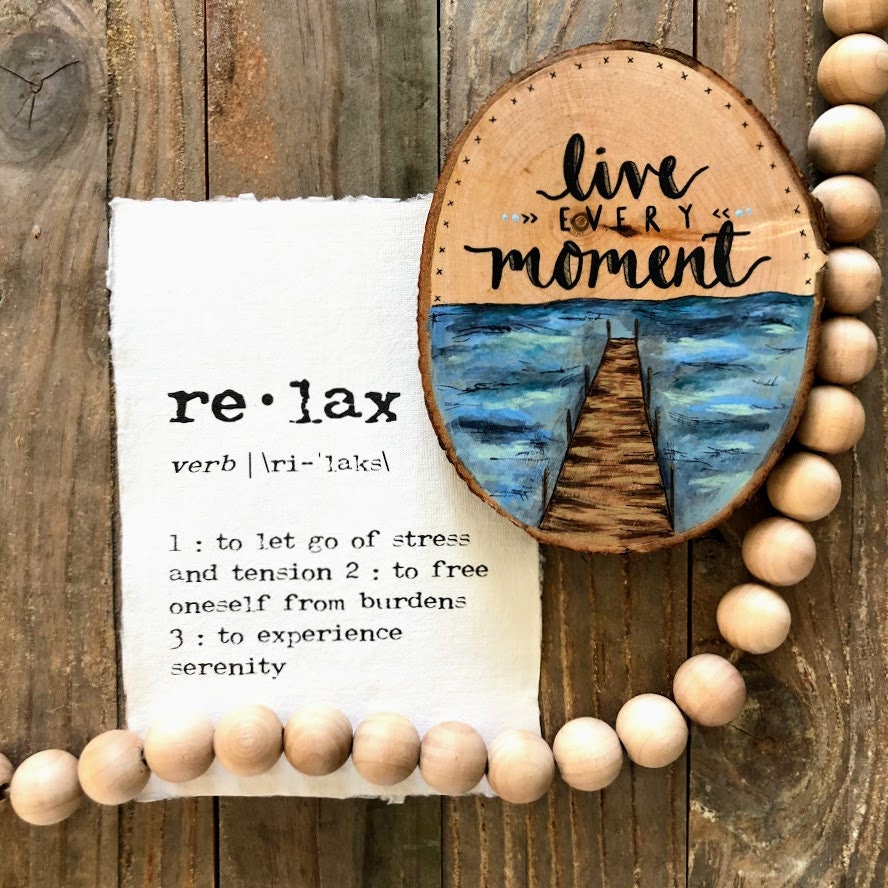 Relax Definition Print in Typewriter Font on 5x7 or 8x10 | Etsy