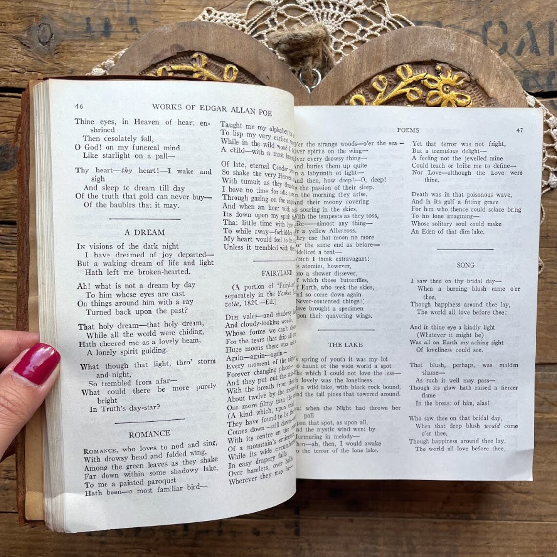 Rare 1927 the Works of Edgar Allan Poe Book in One Volume - Etsy