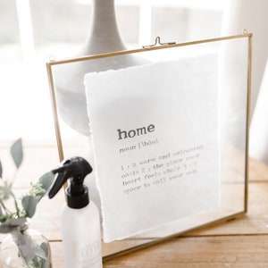 Home Definition Print in Typewriter Font on 5x7, 8x10, 11x14 Handmade ...