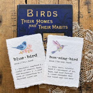 Bluebird Definition Print in Typewriter Font on 5x7, 8x10, 11x14 ...