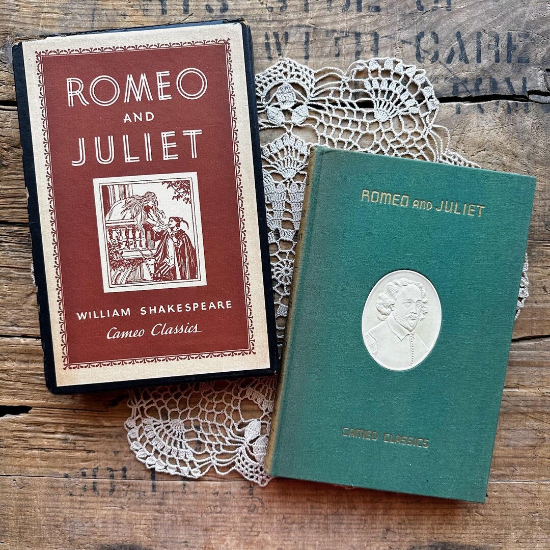 Antique 1900s Romeo and Juliet Book by William Shakespeare, Cameo ...