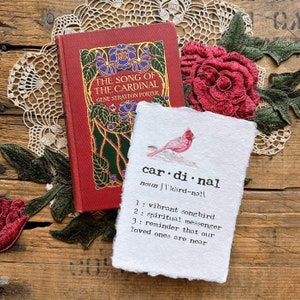 Cardinal Definition Print in Typewriter Font on 5x7, 8x10, 11x14 ...