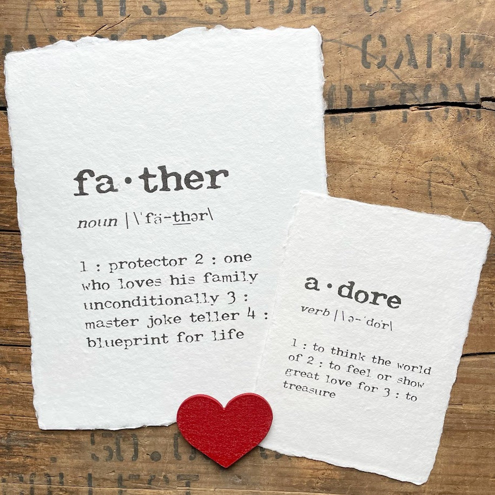 Adore Definition Print in Typewriter Font on 5x7 8x10 11x14 - Etsy