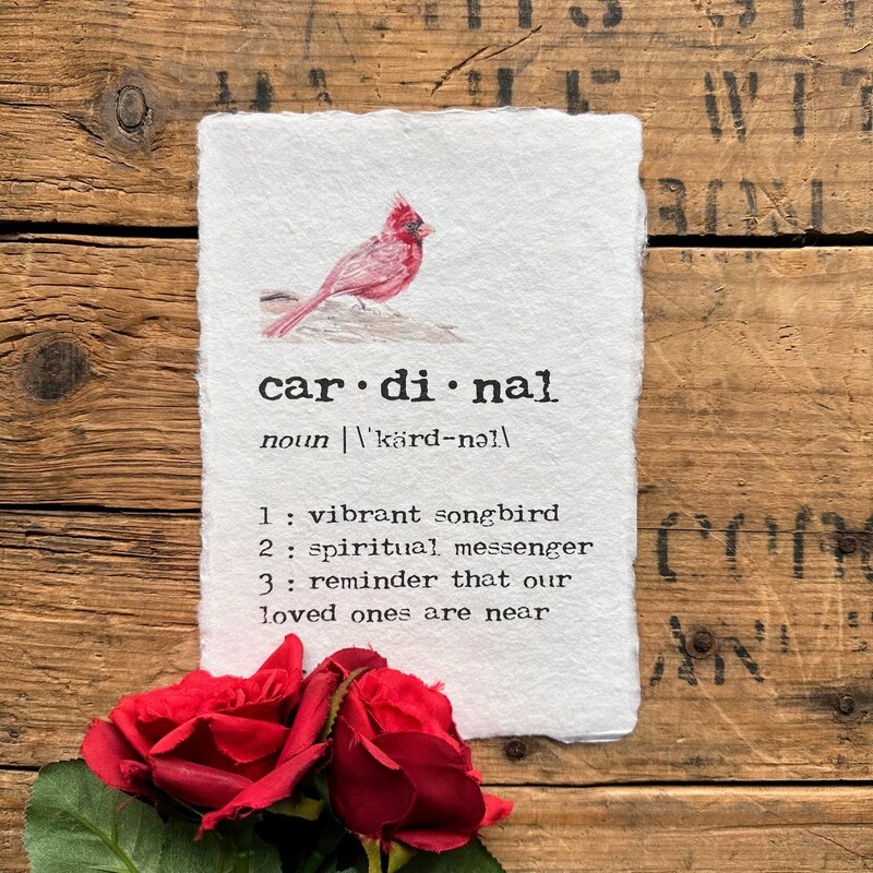 Cardinal Watercolor - Etsy