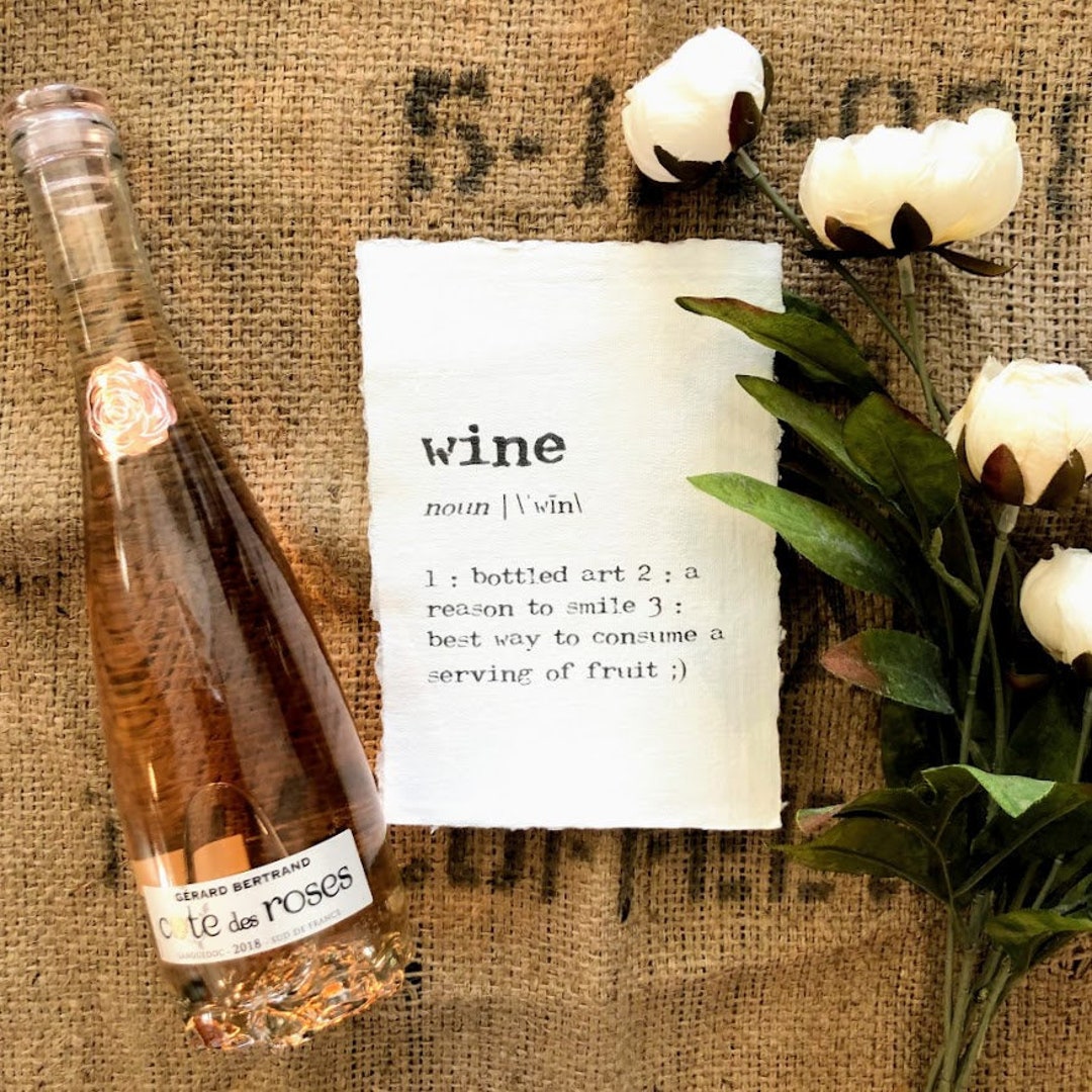Wine Definition Print in Typewriter Font on 5x7 8x10 11x14 - Etsy