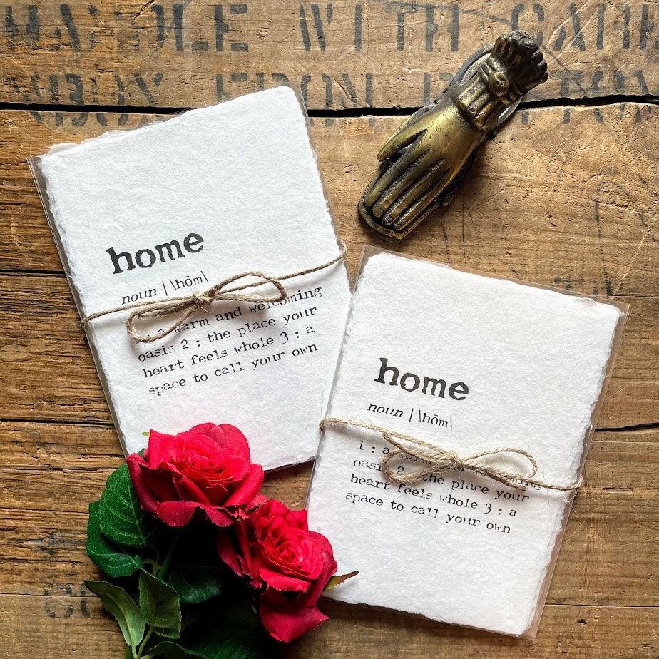 Home Definition Print in Typewriter Font on 5x7 8x10 11x14 - Etsy