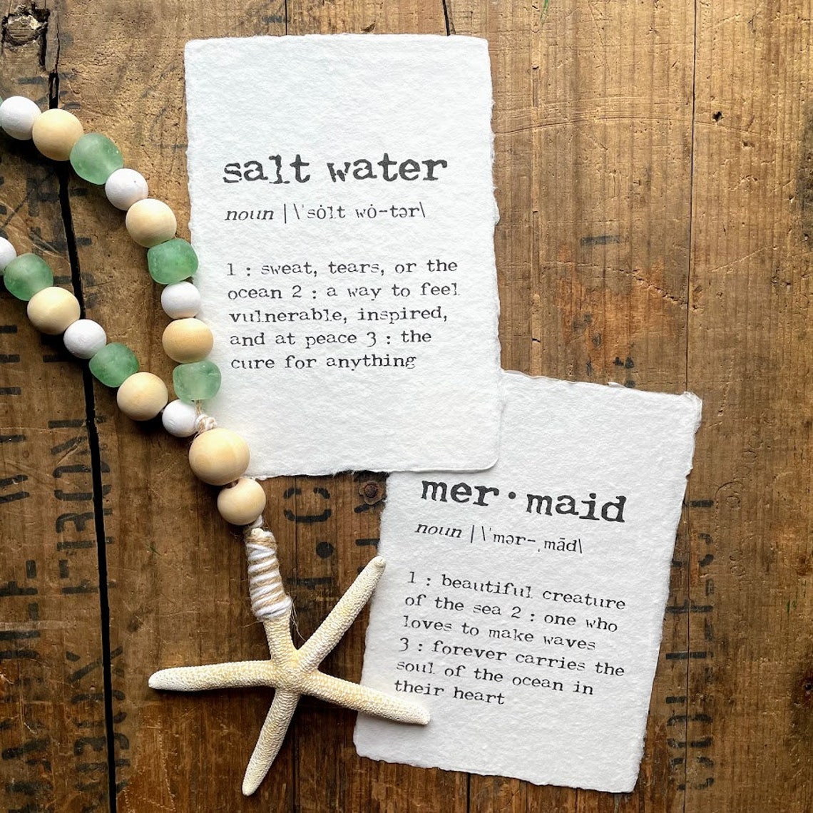 Mermaid Definition Print in Typewriter Font on 5x7, 8x10, 11x14 ...