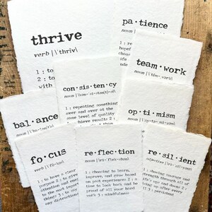 Thrive Definition Print in Typewriter Font on 5x7, 8x10, 11x14 Handmade ...