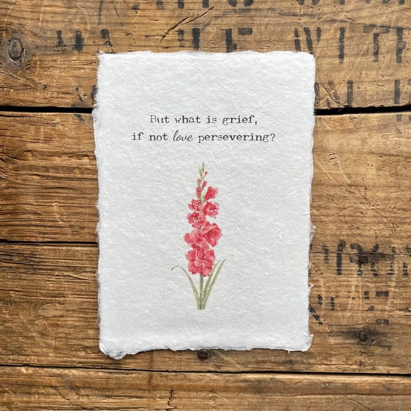 But What is Grief If Not Love Persevering Wall Art - Etsy