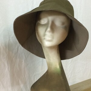 Tulip Hat Pattern - Designer Rain Hat - Easy Sewing - Reversible Wide ...