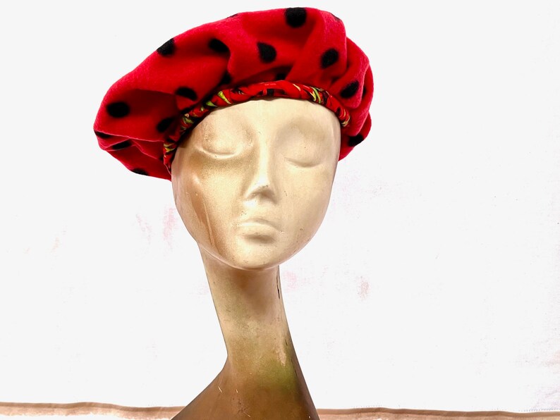 Beret Sewing Pattern - Pdf Winter Hat - Easy Sew - Fleece or Wool Warm ...