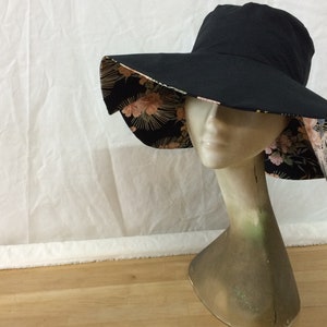 Floppy Hat Pattern - Serpentine Sun Hat Sewing Pattern- Huge Brim ...