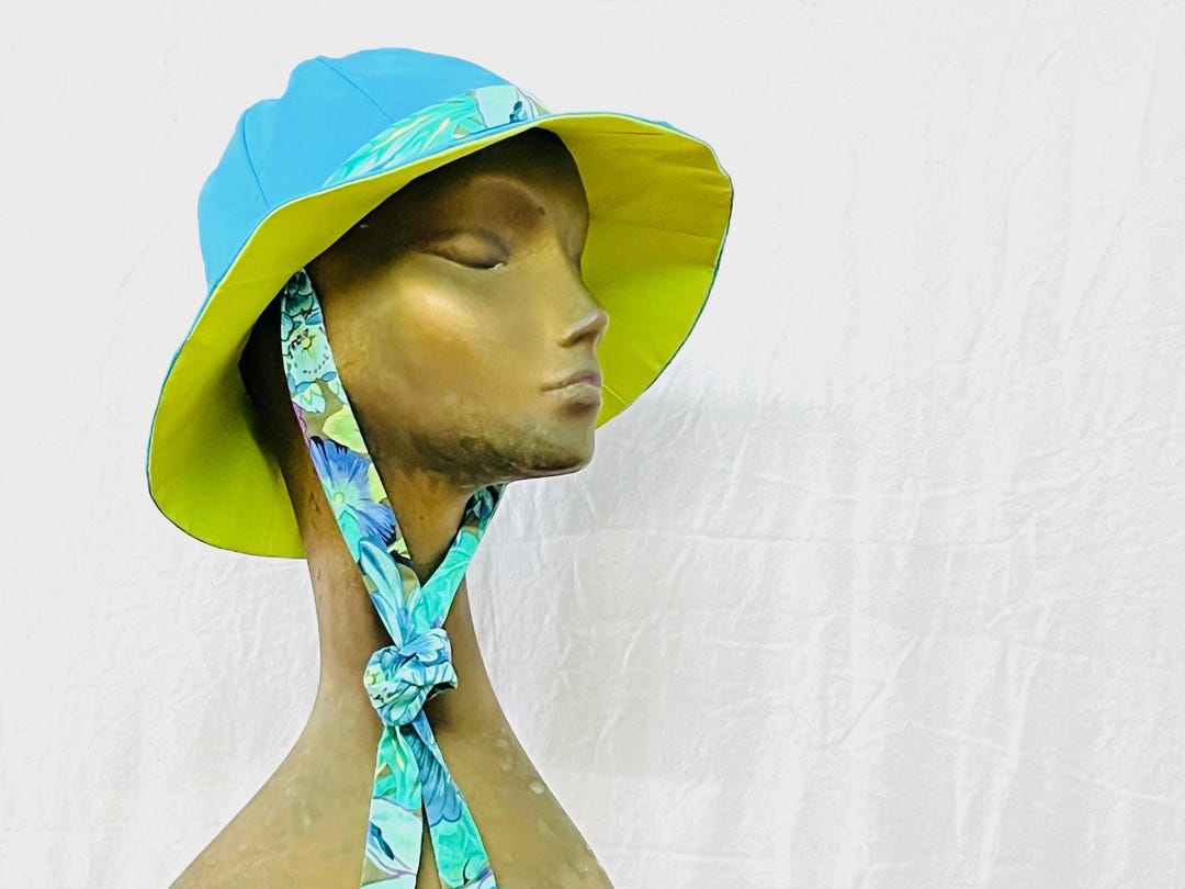 Hat Sewing Pattern: Reversible Tulip Hat, Wide Brim Sun Protection ...