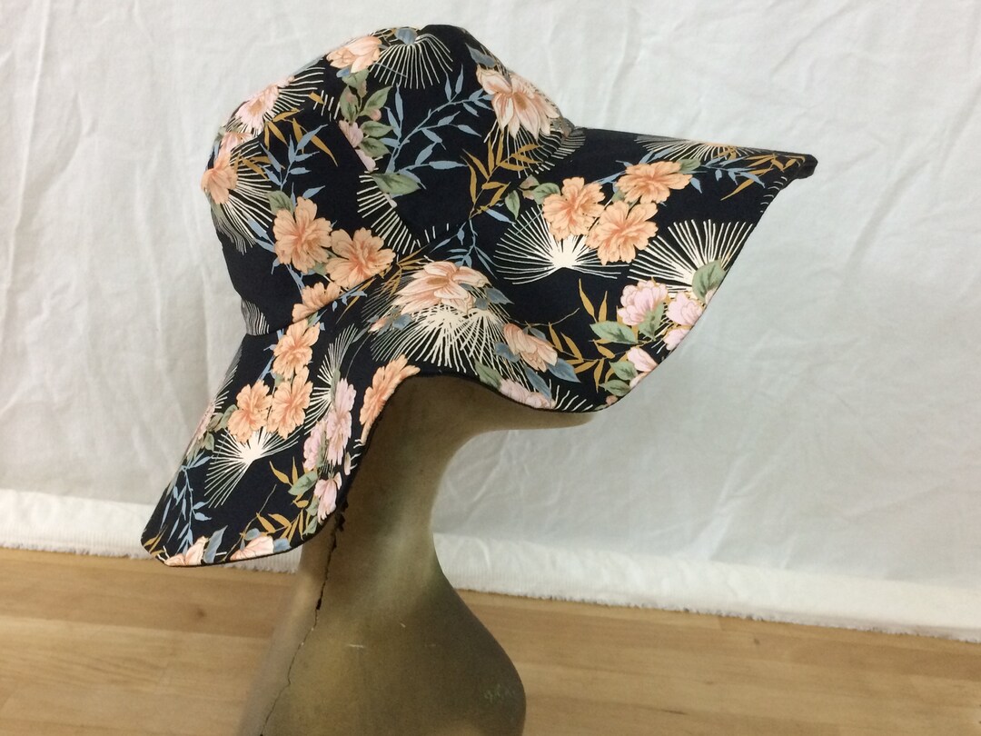 Floppy Hat Pattern - Serpentine Sun Hat Sewing Pattern- Huge Brim ...
