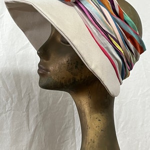 Sunhat Sewing Pattern - Wide Brim Visor - Adjustable Ponytail Hat - Fit ...