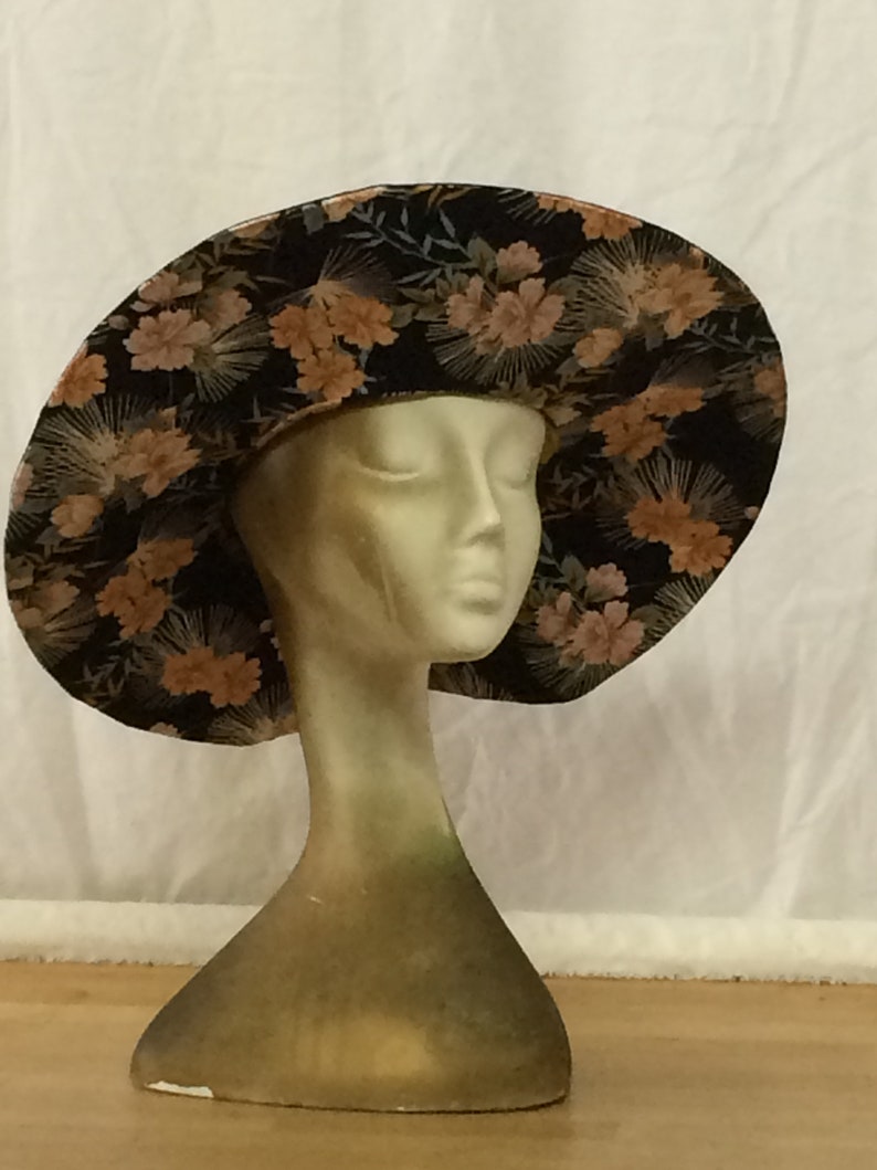 Floppy Hat Pattern - Serpentine Sun Hat Sewing Pattern- Huge Brim ...