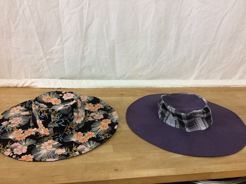 Floppy Hat Pattern - Serpentine Sun Hat Sewing Pattern- Huge Brim ...