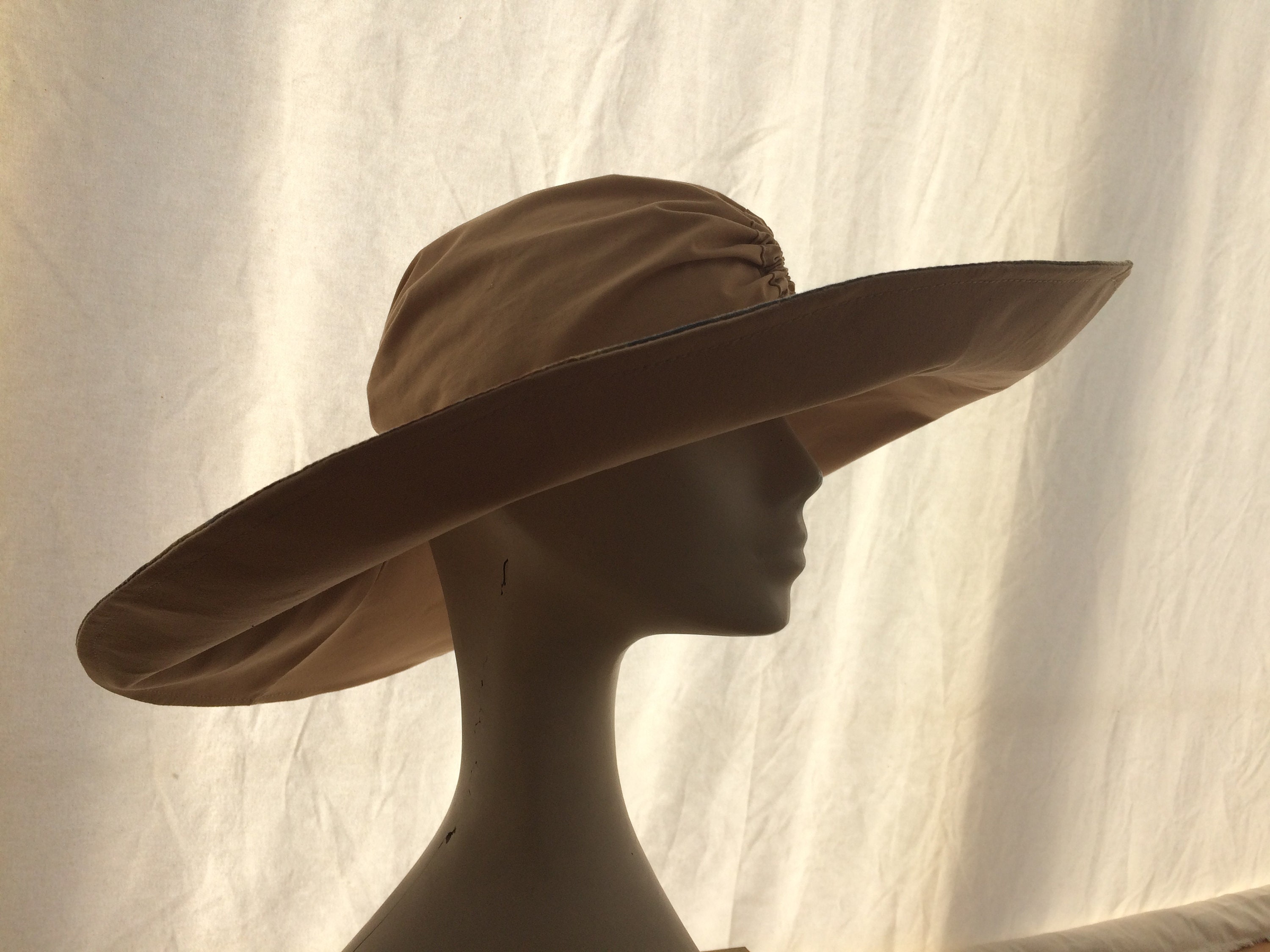 PDF - Hat Sewing Pattern - Extra Wide Brim Summer Outdoor Hat - Sun Hat ...