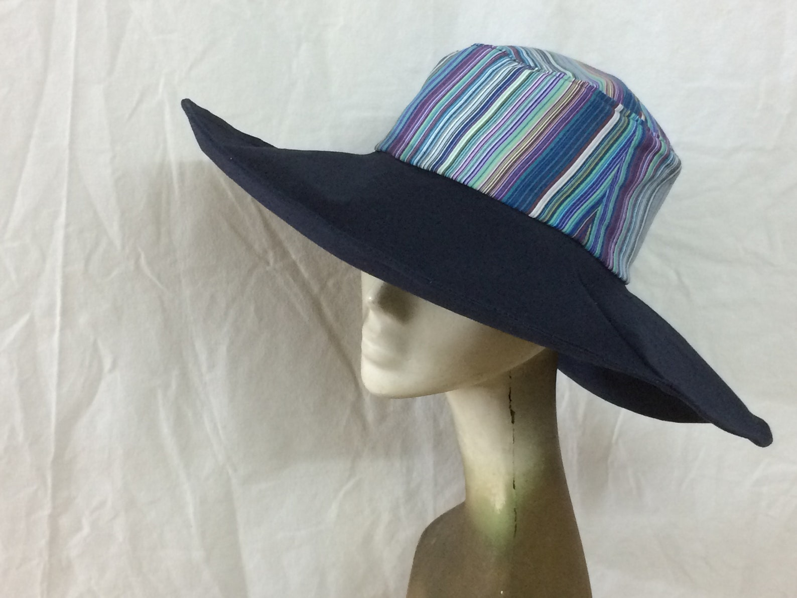 Extra Wide Brim Sun Hat Sewing Pattern - Sun Protection Hat - Men ...