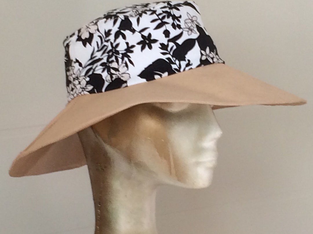 Bucket Hat Sewing Pattern - Wide Brim Sun Protection Hat - Men Summer ...