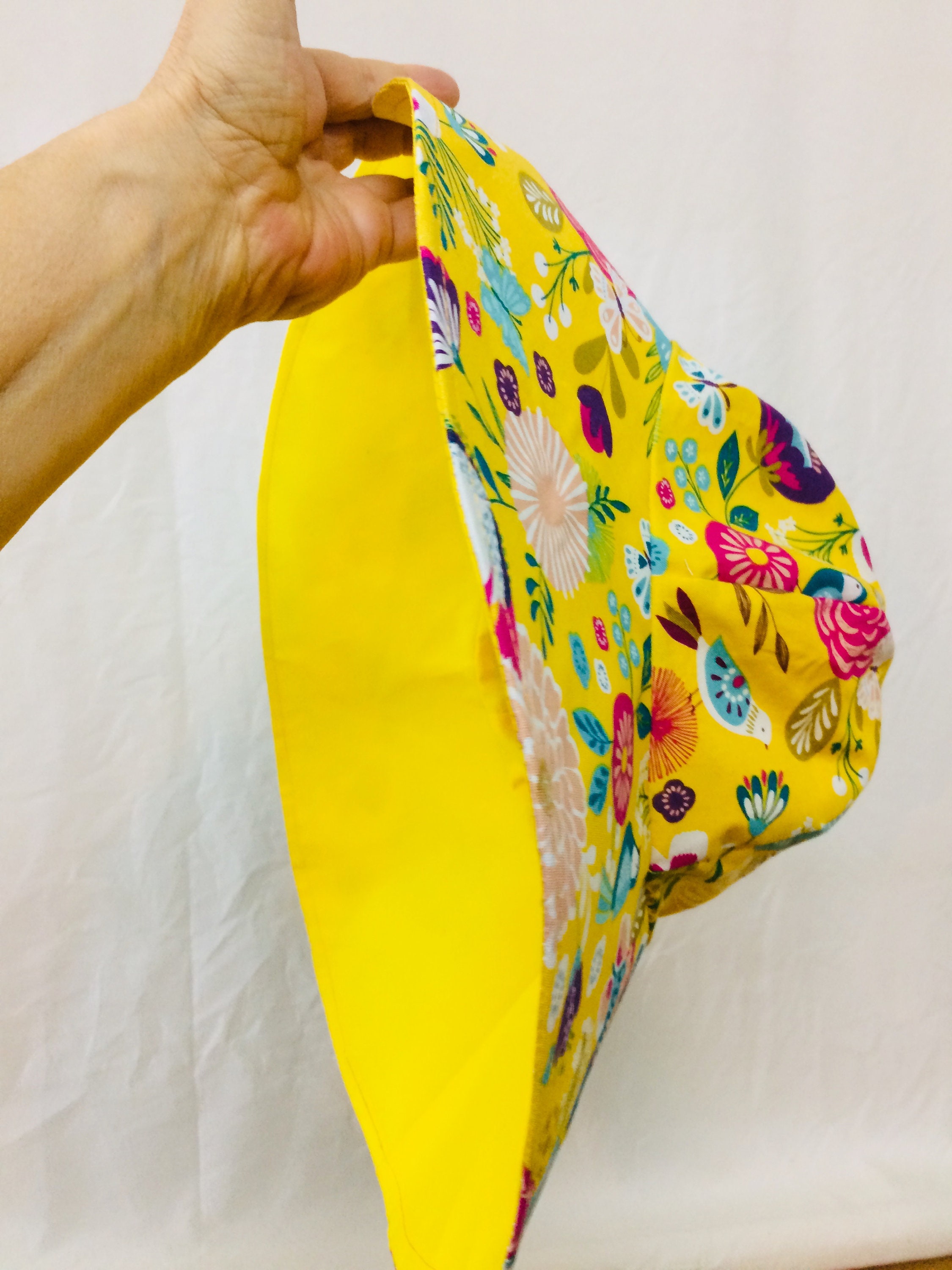 Sun Hat Sewing Pattern - Summer Wide Brim Hat- Reversible Hat -sun ...