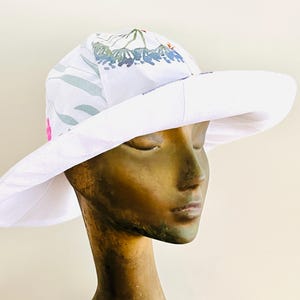 Sewing Pattern of Tulip Hat Designer Widebrim Sunhat Pattern Reversible ...
