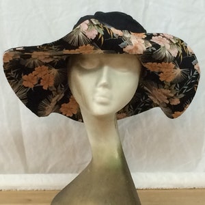 Floppy Hat Pattern - Serpentine Sun Hat Sewing Pattern- Huge Brim ...