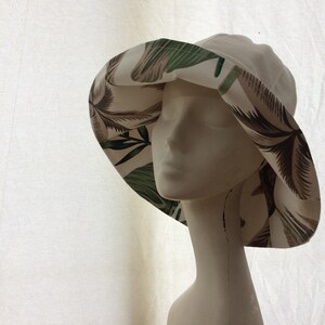 Tulip Hat Pattern - Designer Rain Hat - Easy Sewing - Reversible Wide ...