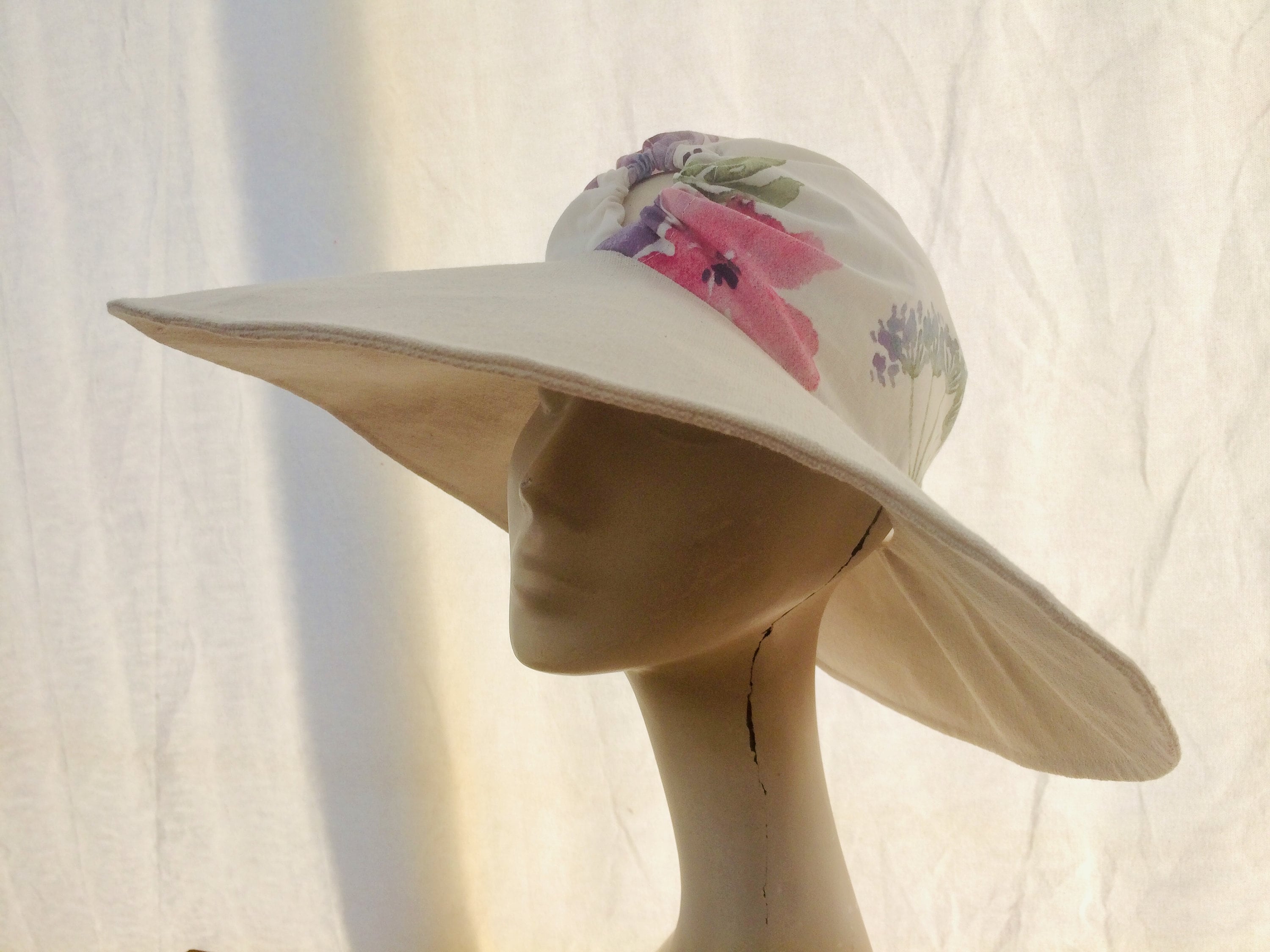 Hat Sewing Pattern: Extra Wide Brim Summer Hat With - Etsy