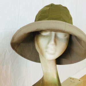 Tulip Hat Pattern - Designer Rain Hat - Easy Sewing - Reversible Wide ...