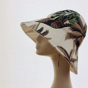 Tulip Hat Pattern - Designer Rain Hat - Easy Sewing - Reversible Wide ...