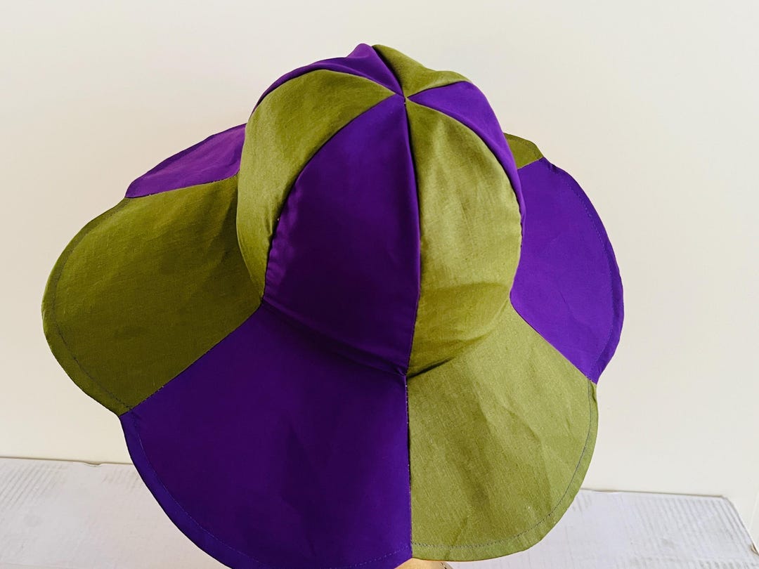 Sewing Pattern - Tulip Hat - Designer Widebrim Sunhat - Head Size of 23 ...