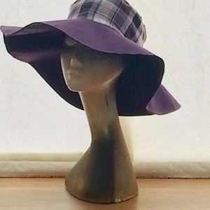 Floppy Hat Pattern - Serpentine Sun Hat Sewing Pattern- Huge Brim ...