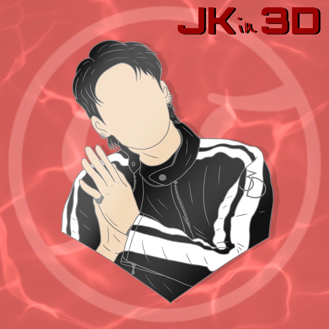 BTS Jungkook/jk 3D Hard Enamel Pin PREORDER - Etsy