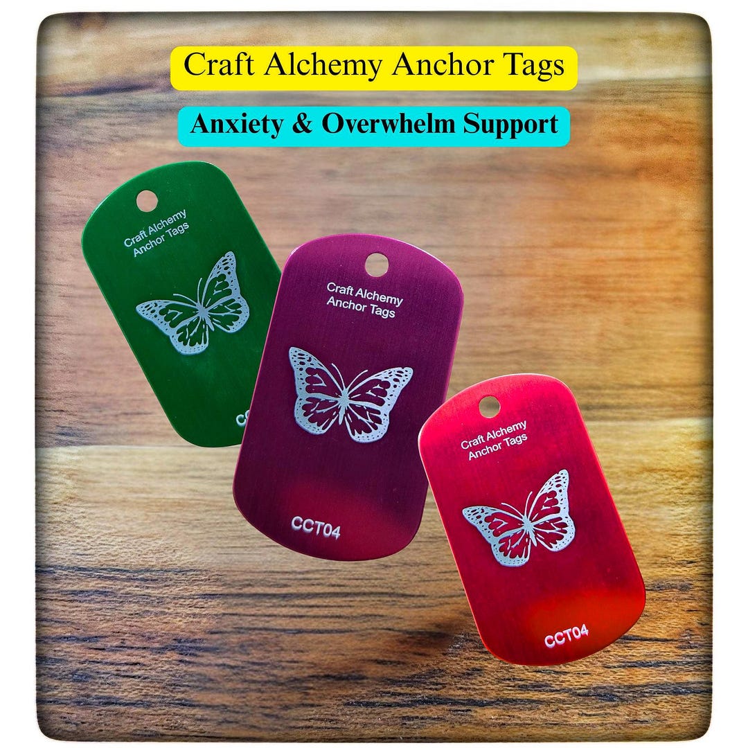 Trauma Informed Anchor Tag With QR Code | Personalized Calming Hub ...