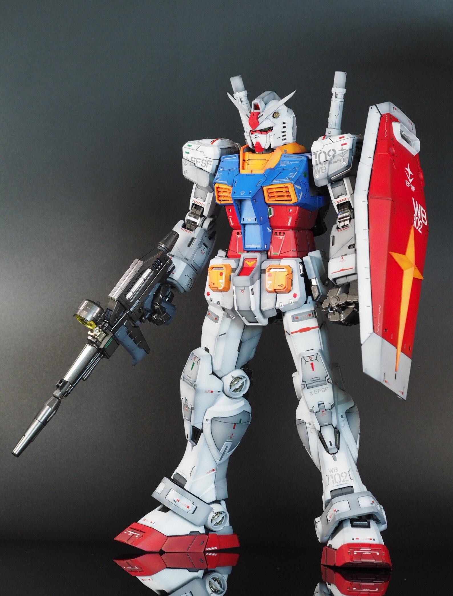 Painted Bandai Perfect Grade Unleashed 1/60 RX-78-2 | Etsy