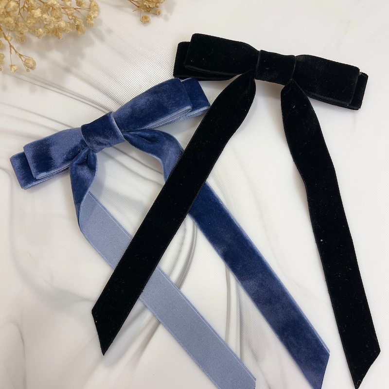 Small Black Bow - Etsy