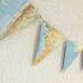10 Flags 2m Handmade Paper Bunting World Map // Travel Garland | Etsy