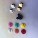 Rubber Pin Back in Different Colors // Rubberback, Rubberpinback, Pin ...