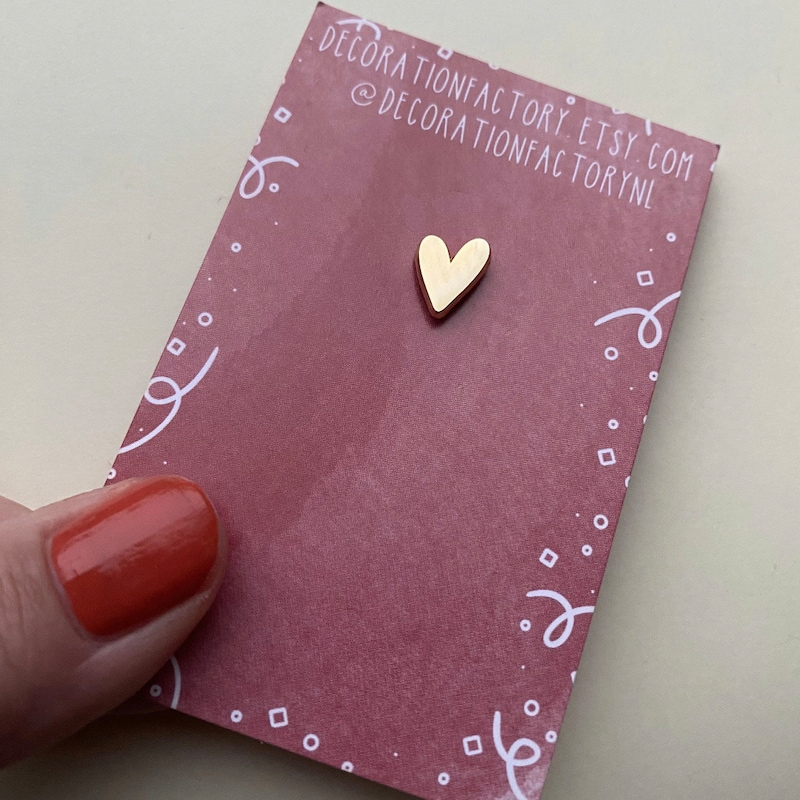 Heart Pin - Etsy