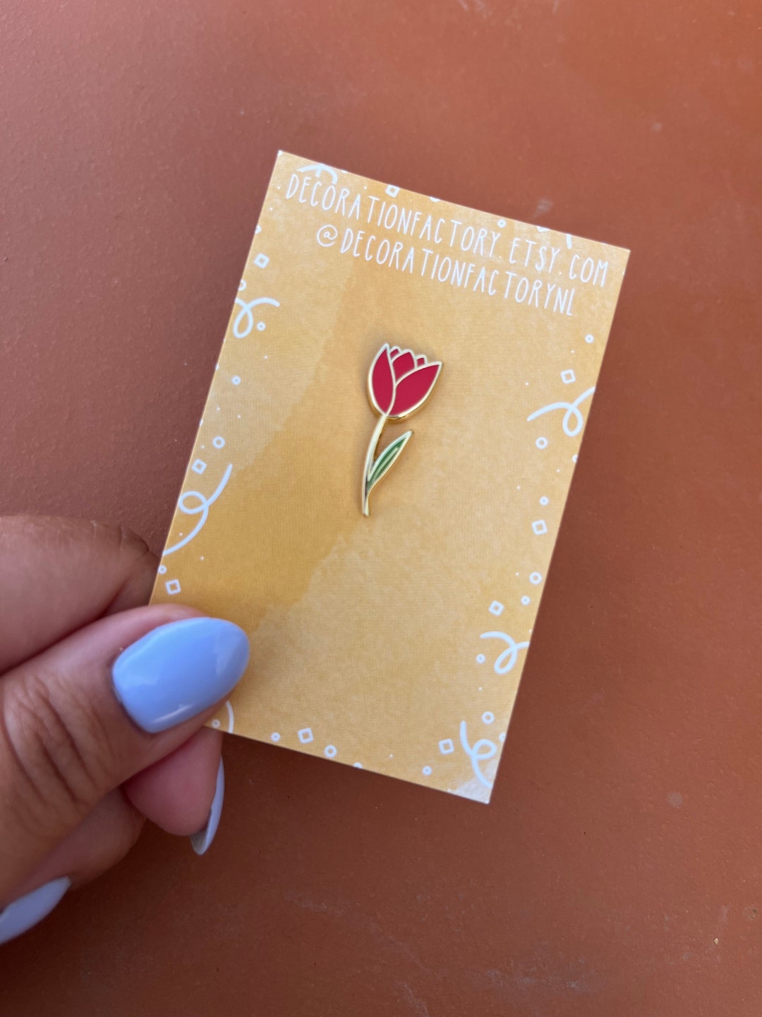 Tulip Enamel Pin // Hard Enamel Lapel Pin Gold Plated Badge Brooche ...