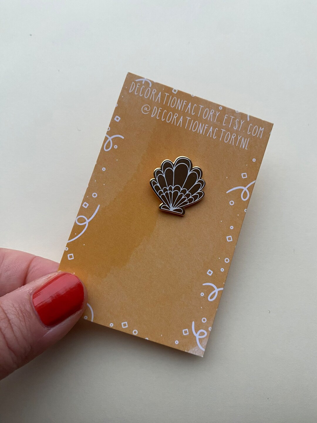 Shell Emaille Pins // Harde Emaille Revers Pin Vergulde Zomer Pin ...