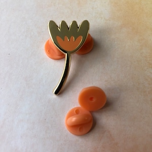 Rubber Pin Back in Different Colors // Rubberback, Rubberpinback, Pin ...