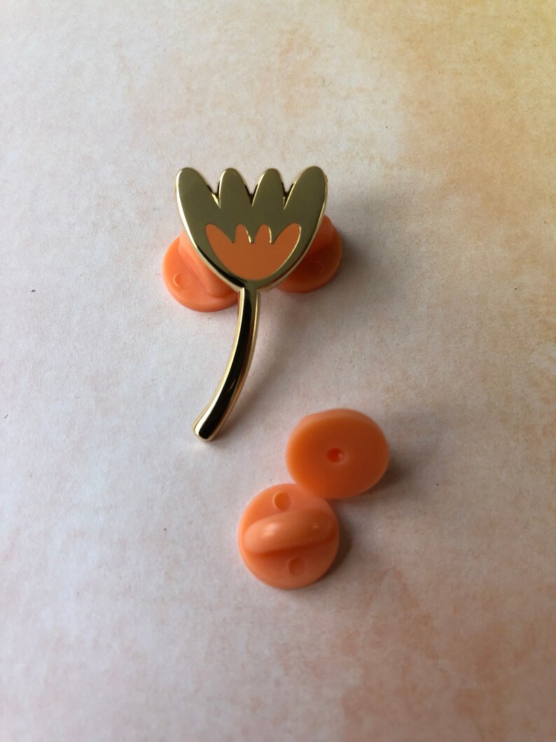 Rubber Pin Back in Different Colors // Rubberback - Etsy Canada