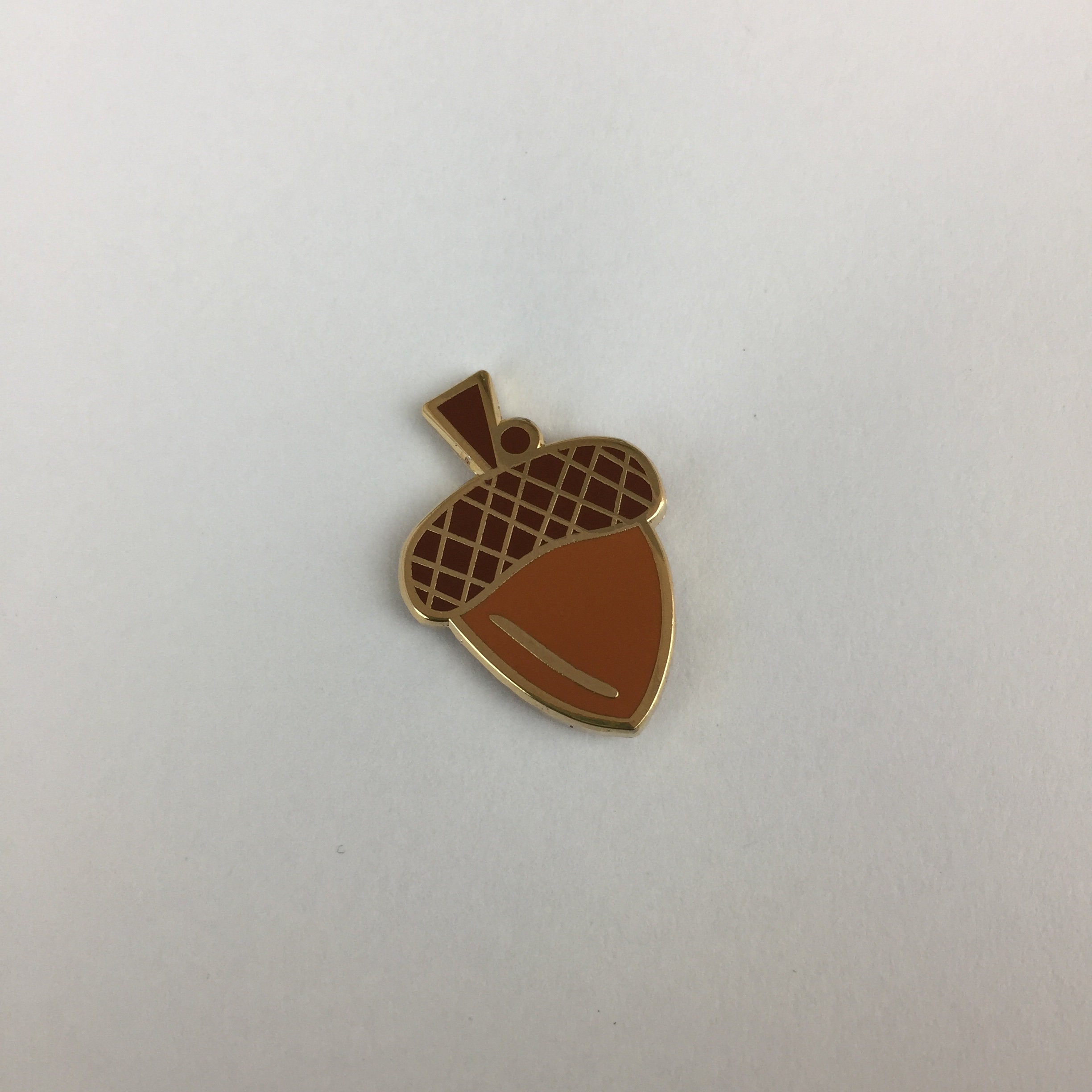 Acorn Enamel Pins // Hard Enamel Lapel Pin Gold Plated Fall - Etsy