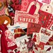 35 Red Ephemera/vintage Paper Pack/junk Journal Scrapbook Kit/red ...