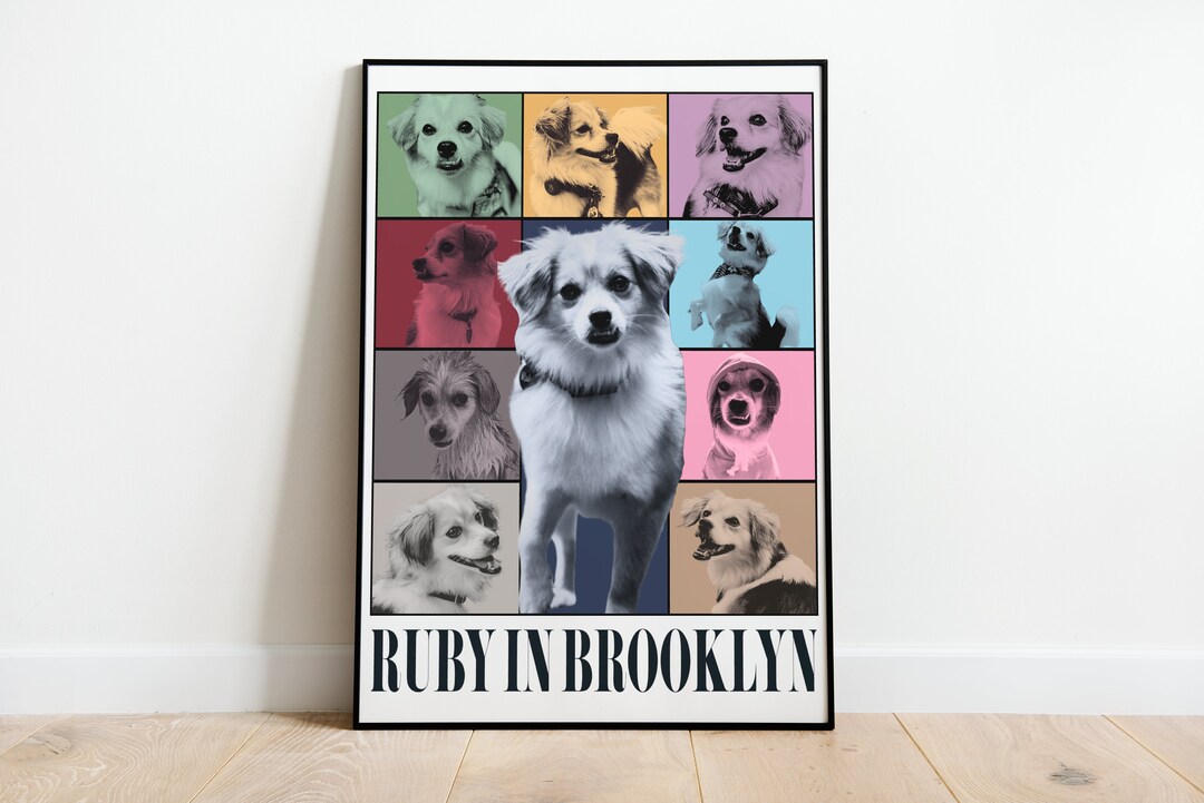 Taylor Swift Eras Tour Pet Poster | Dog or Cat | Digital File Poster ...
