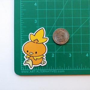 Little Torchic Vinyl Sticker Normal and Shiny - Etsy